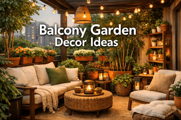 Balcony Garden Decor Ideas 2026: Transform Your Small Space
