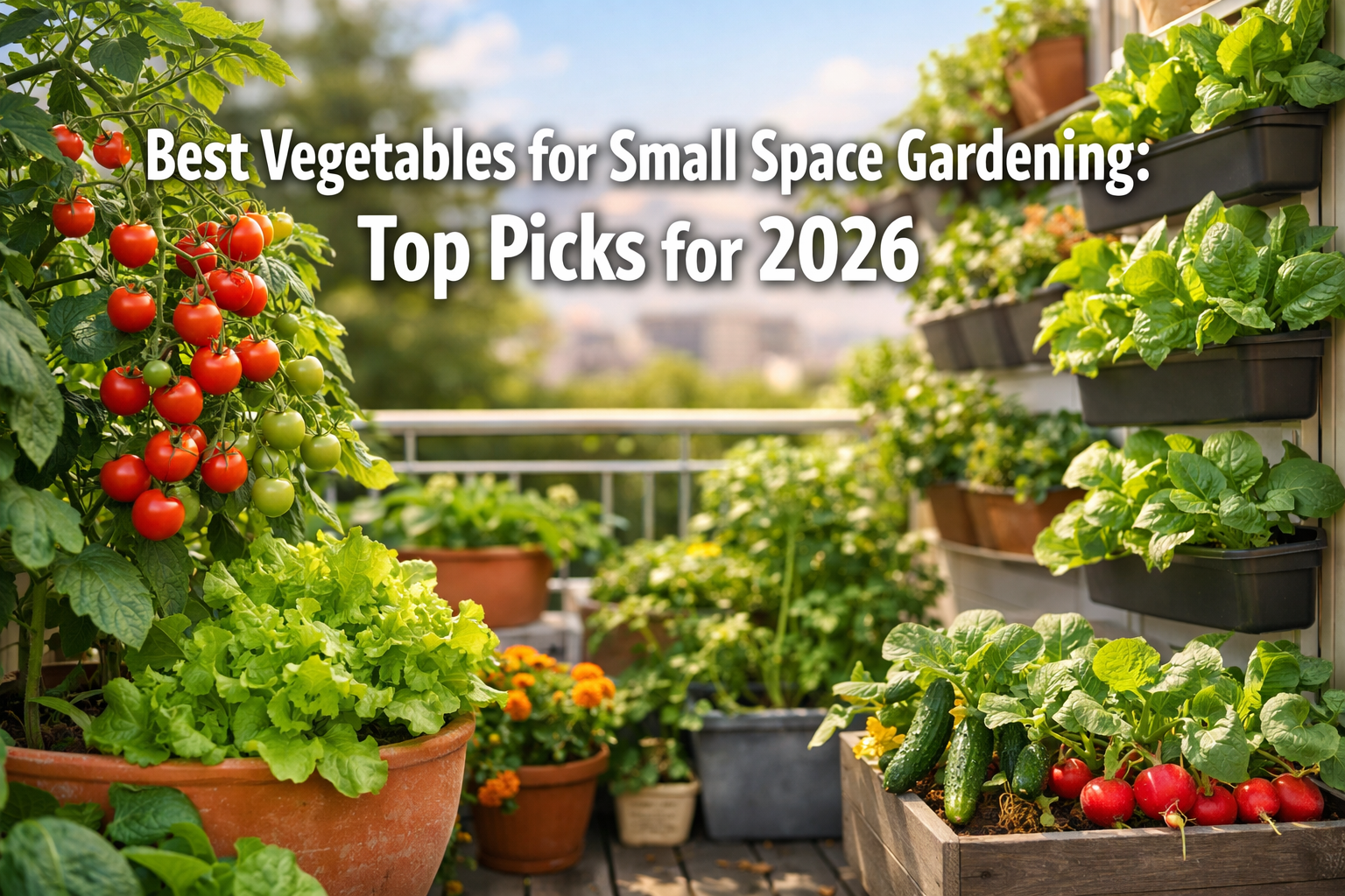 Best Vegetables For Small Space Gardening In 2026
