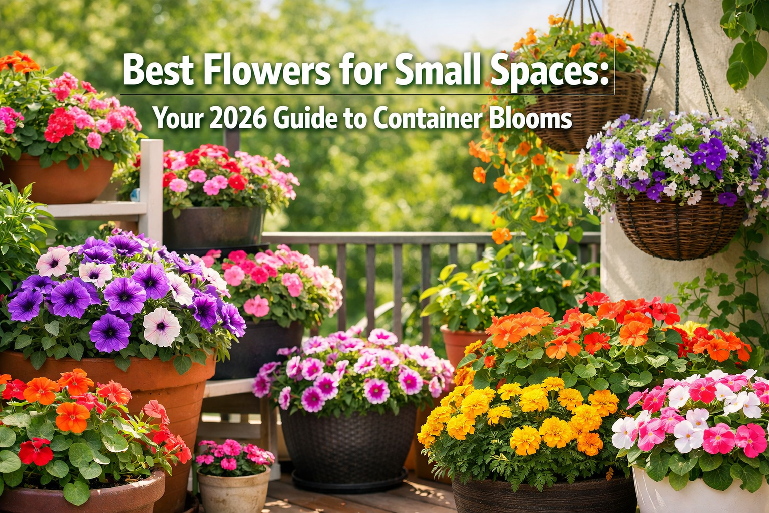 Best Flowers For Small Spaces: Your 2026 Guide