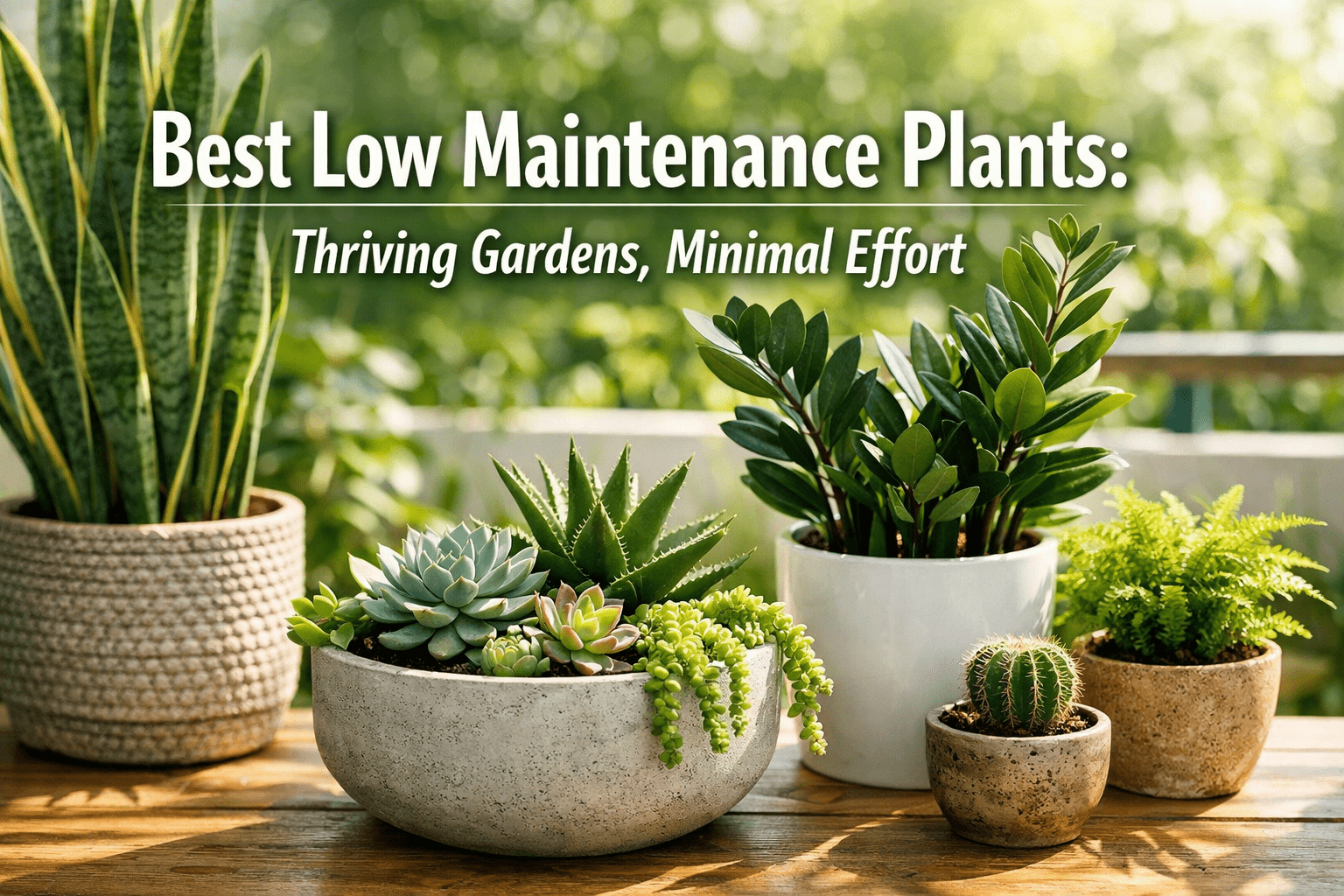 Best Low Maintenance Plants 2026: Grow Green With Ease