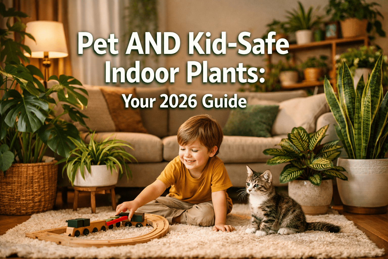 Pet AND Kid-Safe Indoor Plants: Comprehensive 2026 List