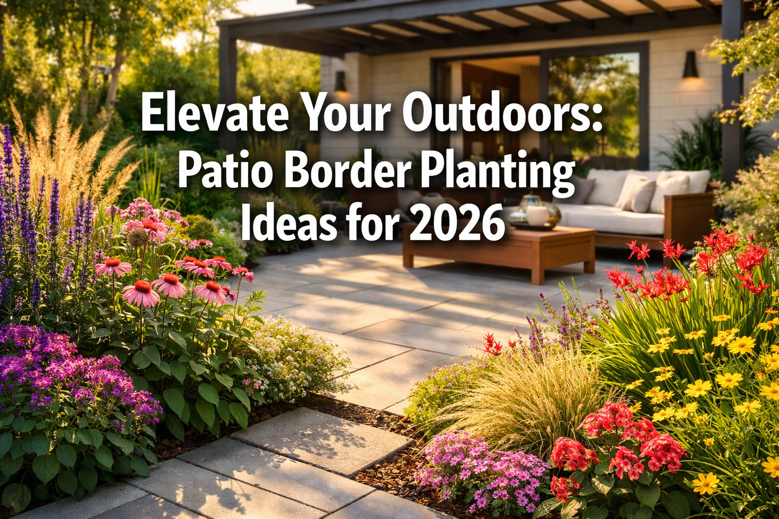 Patio Border Planting Ideas: Design & Low-Maintenance Tips 2026